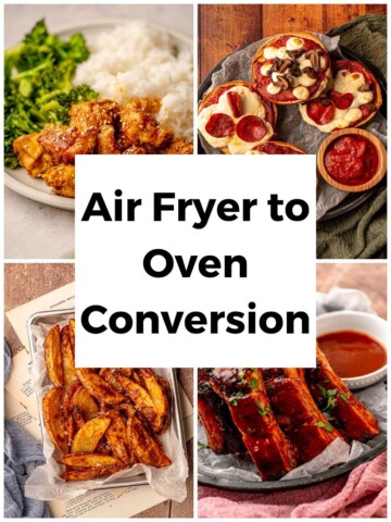Air Fryer to Oven Conversion (Printable Chart + Easy Guide) – Real Food ...