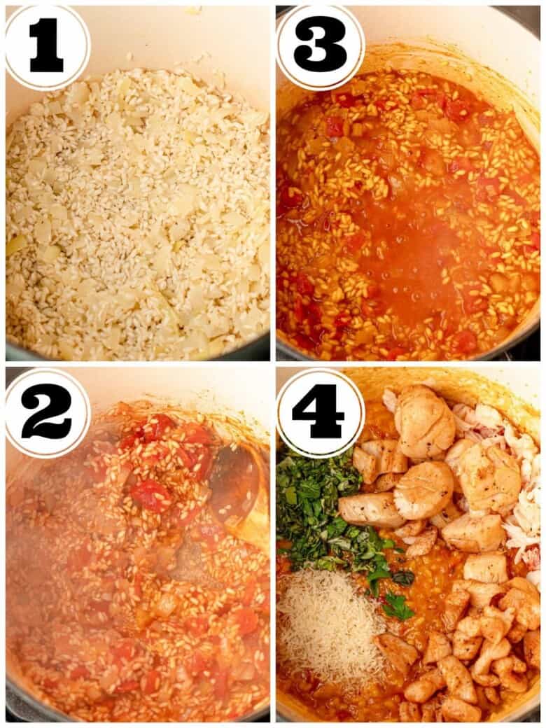 Spanish-Style Seafood Risotto with Scallops– Real Food with Sarah