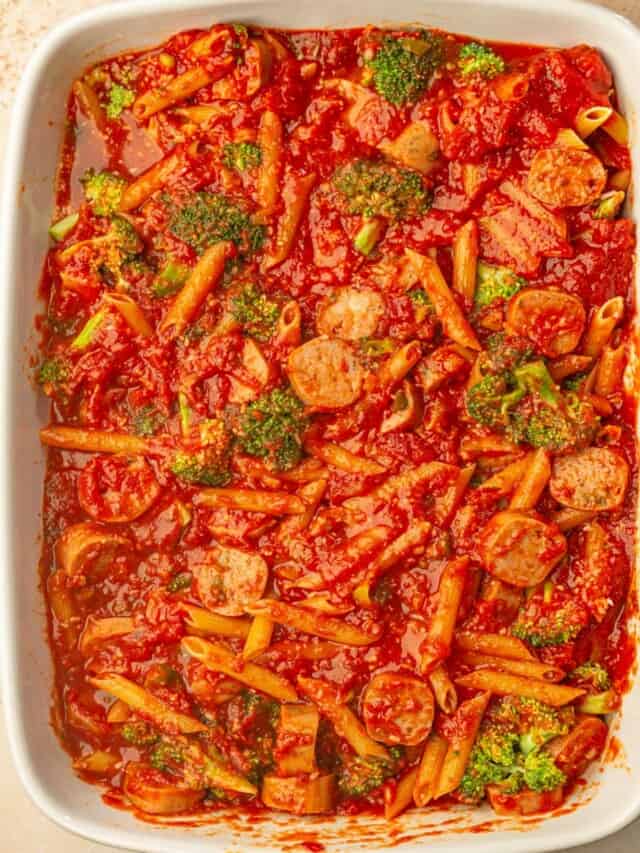 Easy No-Boil Pasta Bake (One-Pan, 5 Minute Prep!) – Real Food with Sarah