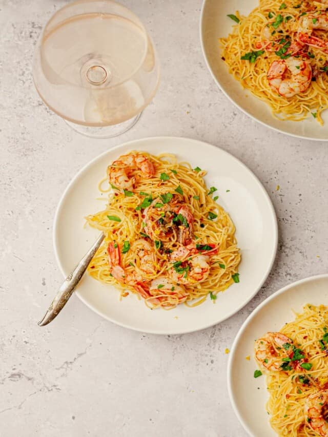 Shrimp Scampi with Angel Hair Pasta – Real Food with Sarah