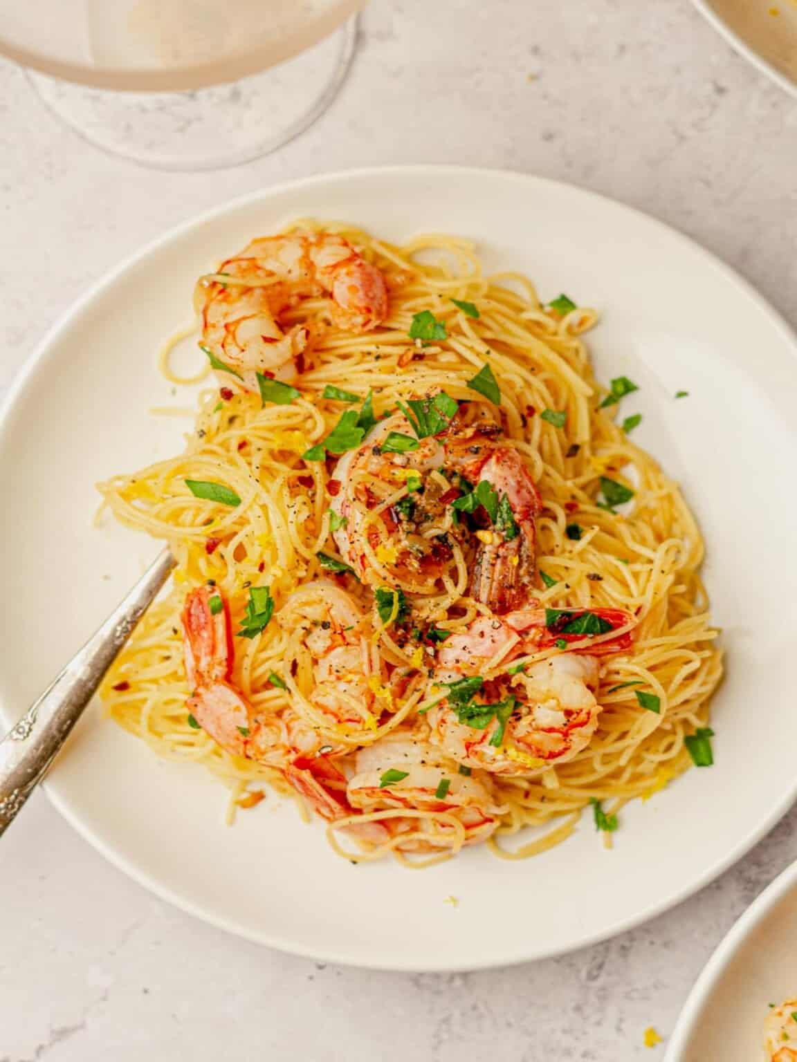 Shrimp Scampi with Angel Hair Pasta – Real Food with Sarah