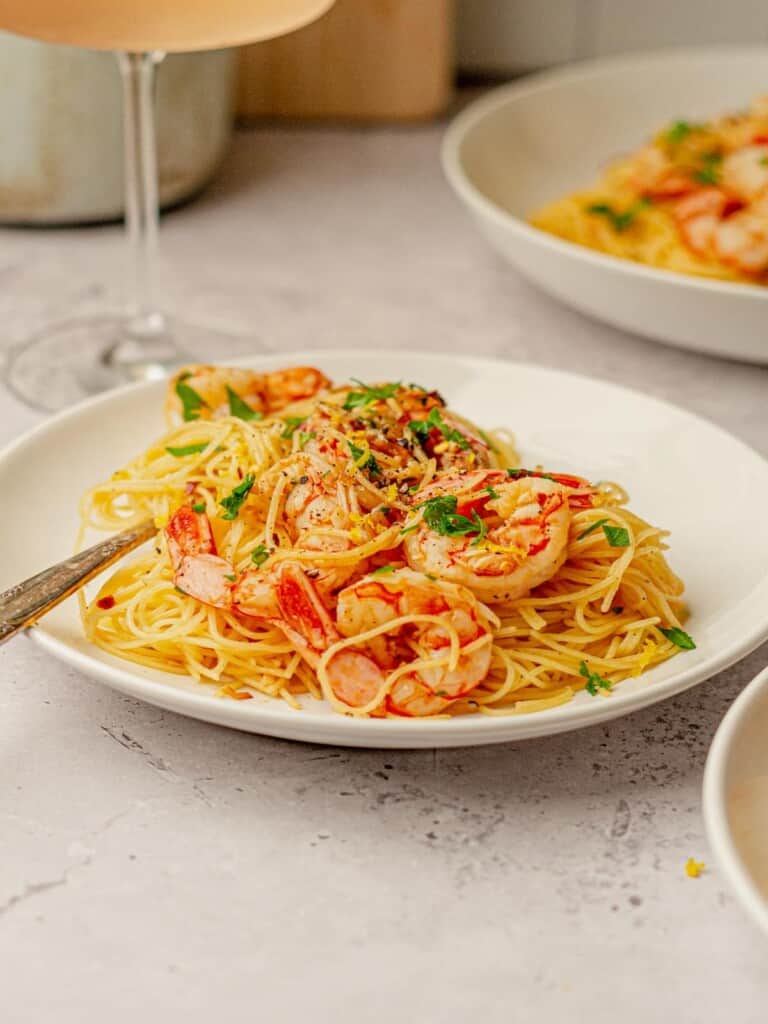 Shrimp Scampi with Angel Hair Pasta – Real Food with Sarah