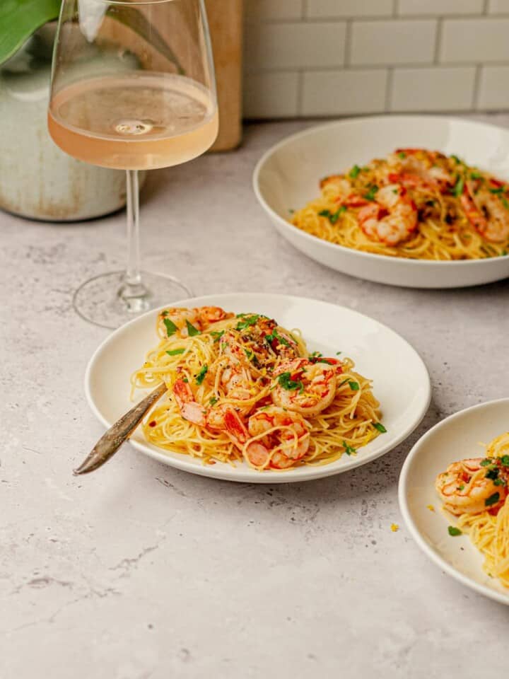 Shrimp Scampi with Angel Hair Pasta – Real Food with Sarah