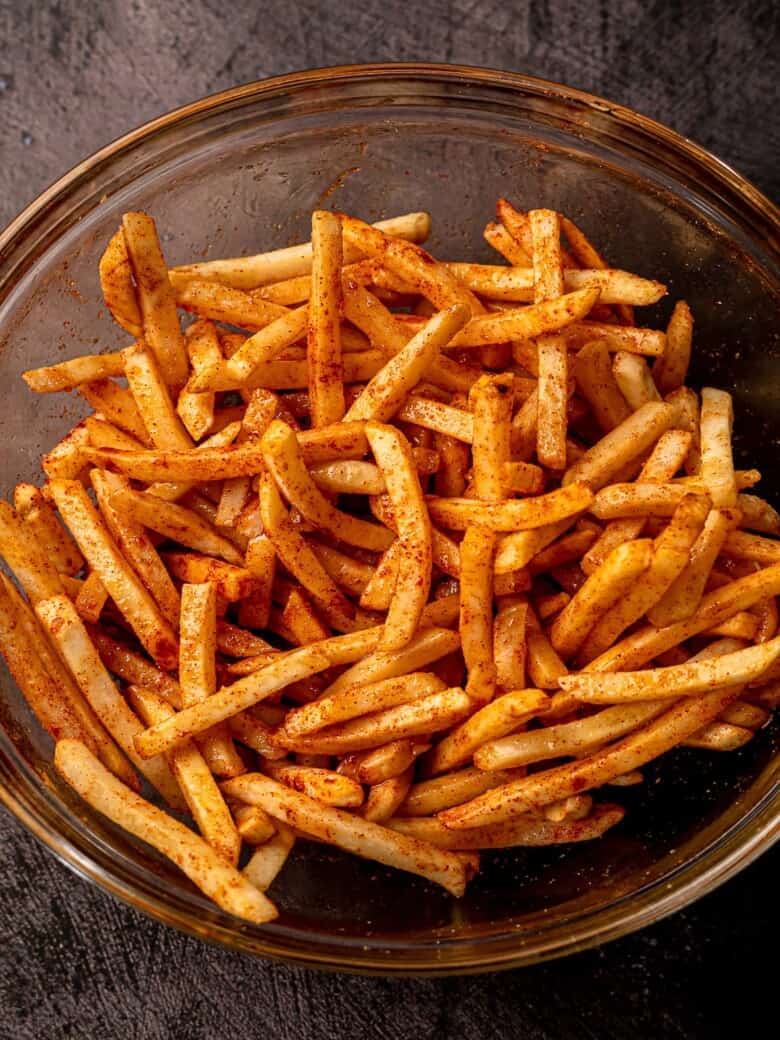 Air Fryer Frozen Seasoned Fries – Real Food with Sarah