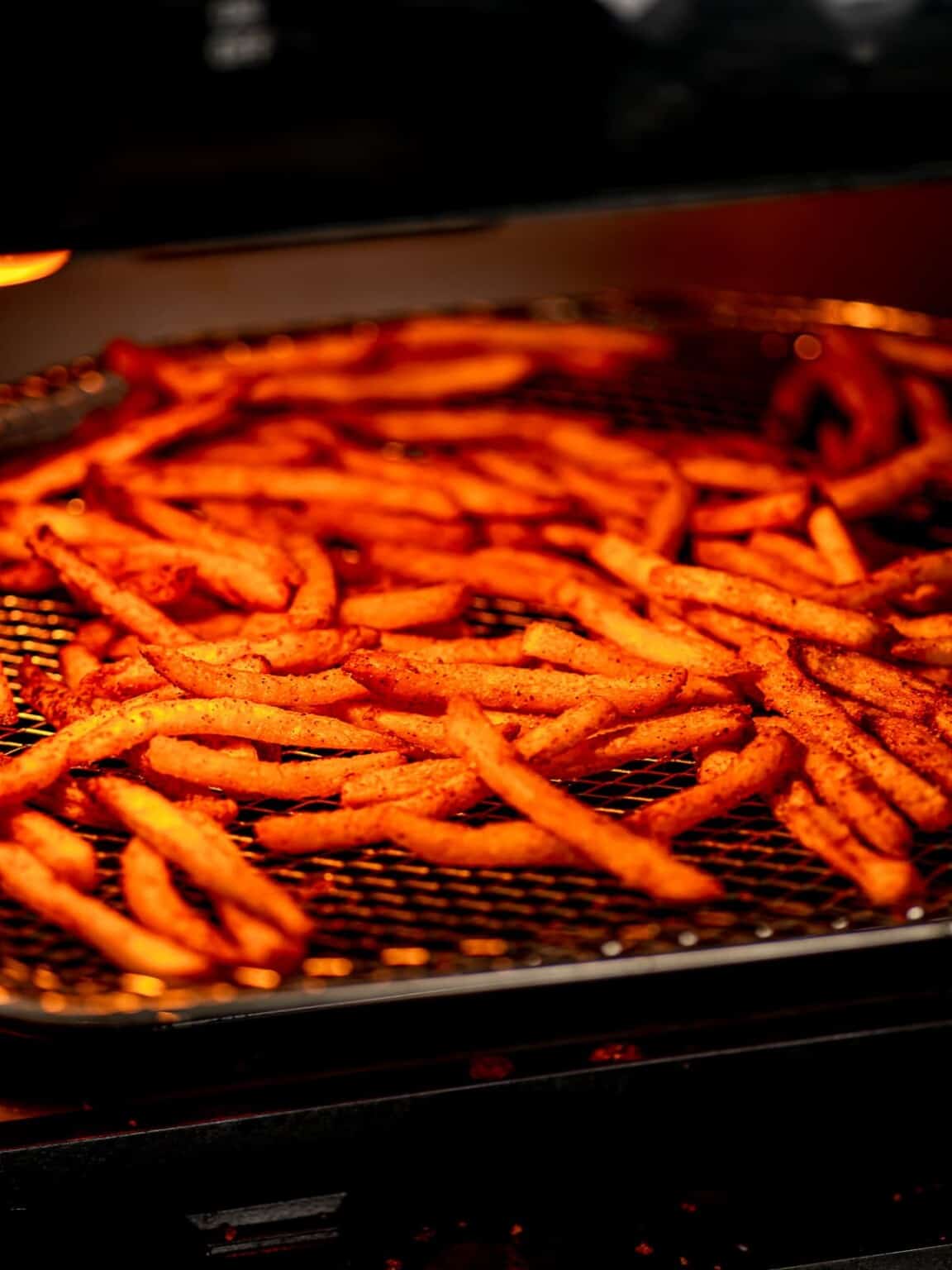 Air Fryer Frozen Shoestring Fries (Seasoned French Fries) – Real Food ...