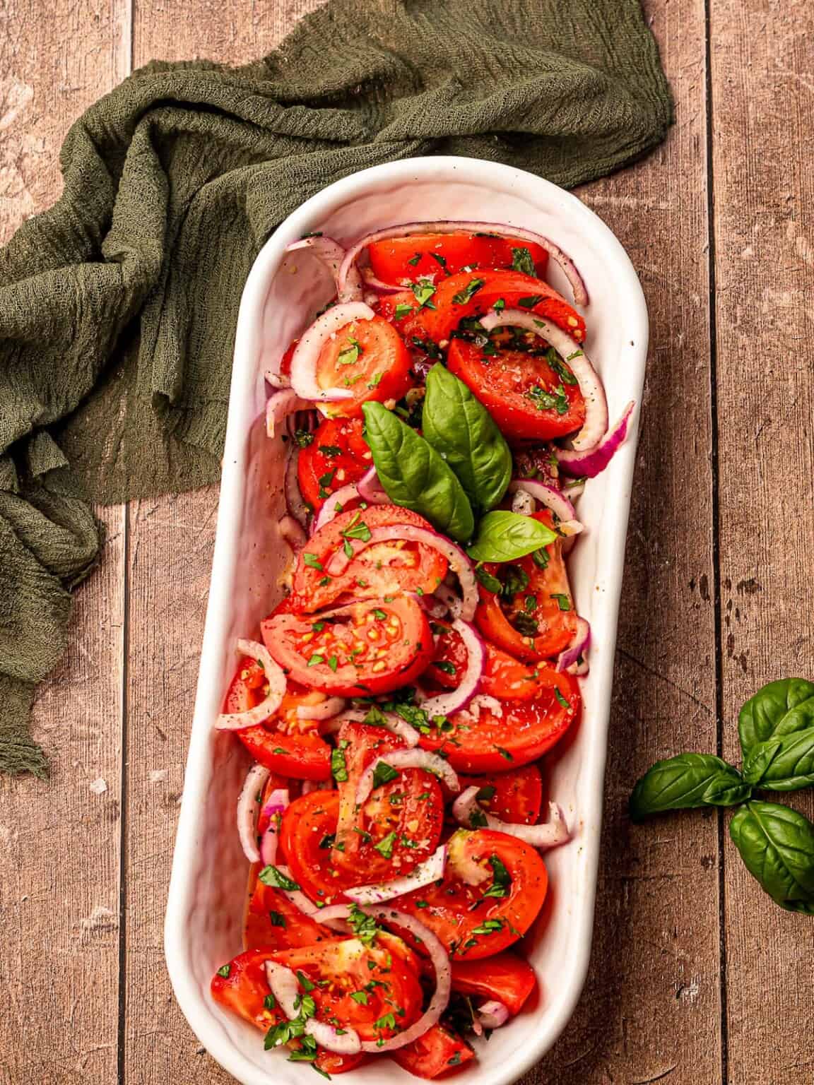 Italian Tomato Salad – Real Food with Sarah