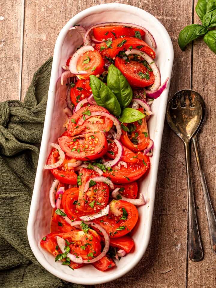 Italian Tomato Salad – Real Food with Sarah