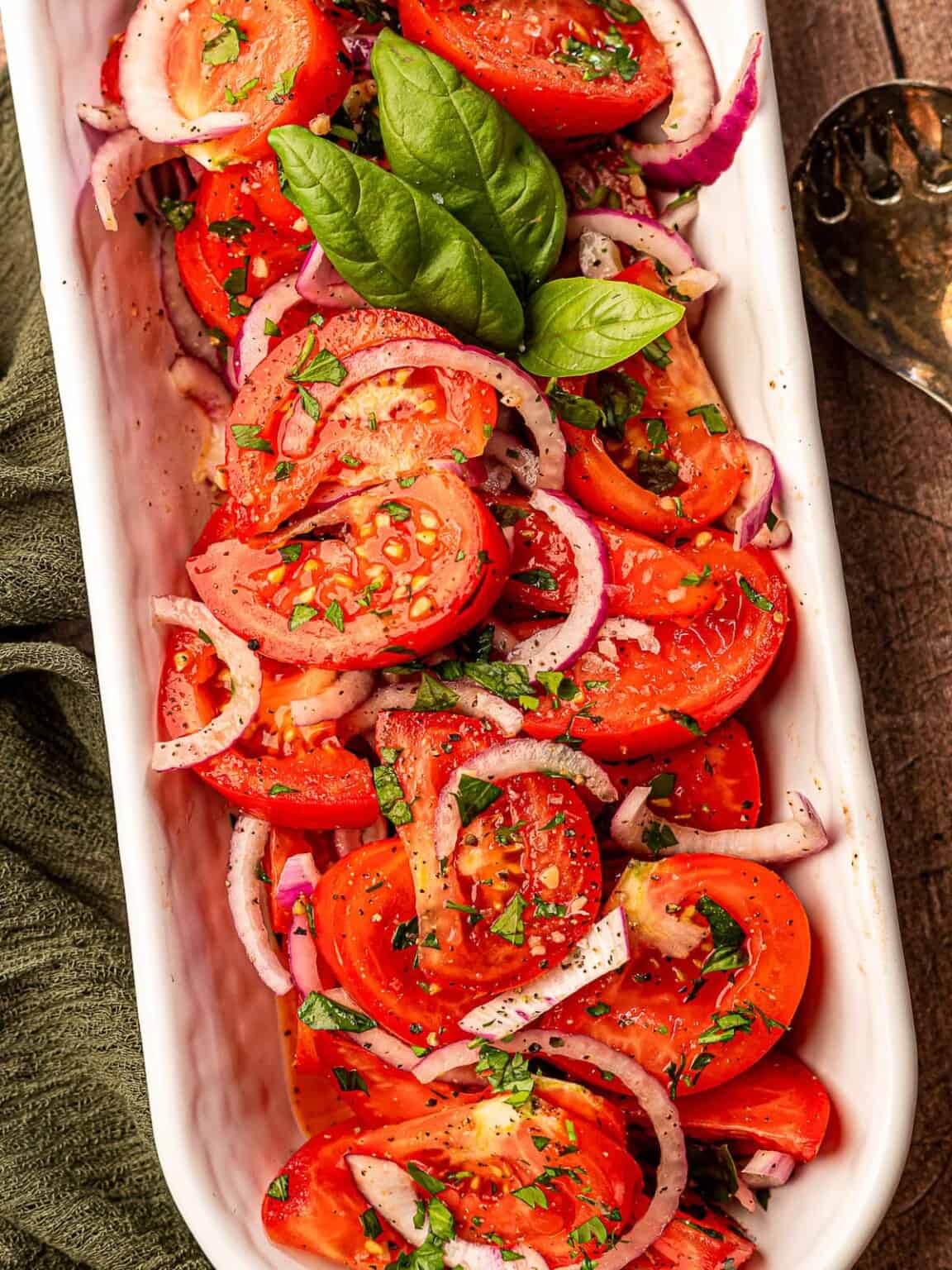 Italian Tomato Salad – Real Food with Sarah