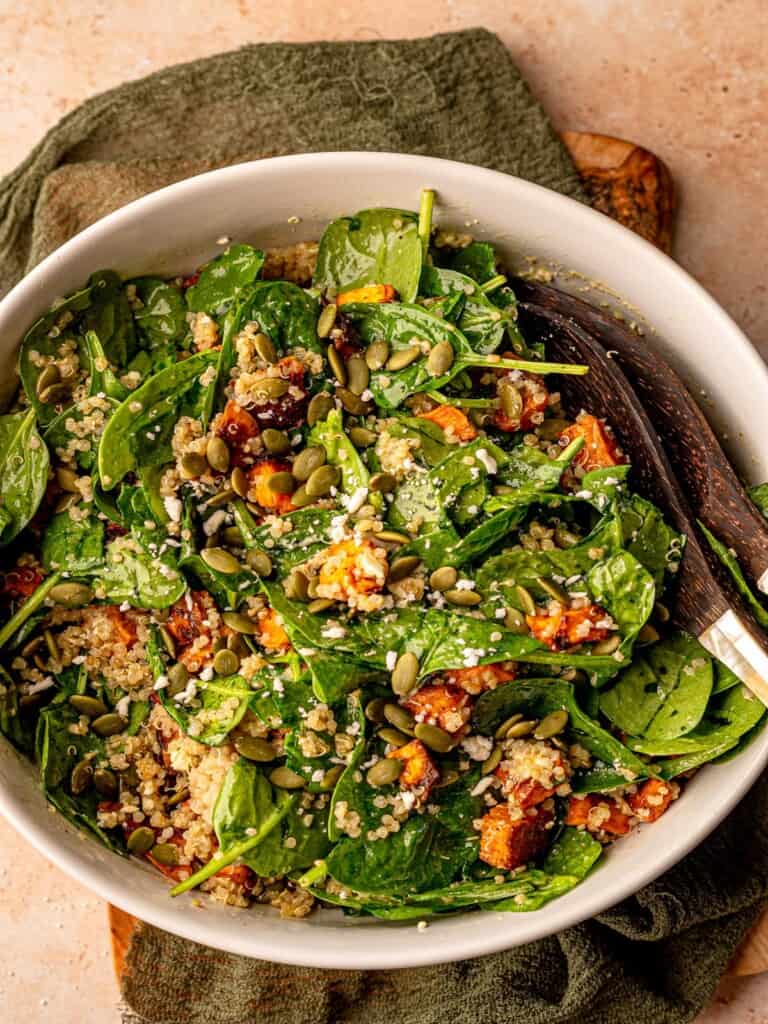 Roasted Sweet Potato Salad with Quinoa – Real Food with Sarah