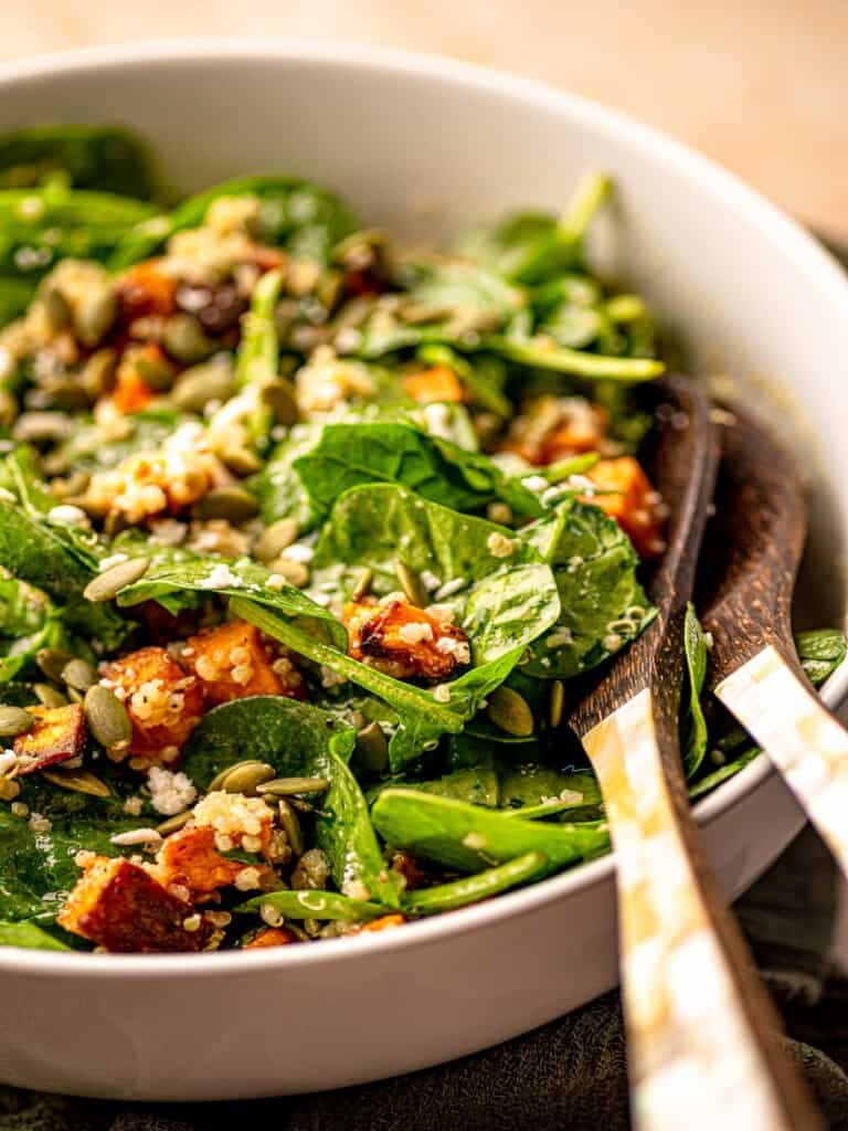 Roasted Sweet Potato Salad with Quinoa – Real Food with Sarah