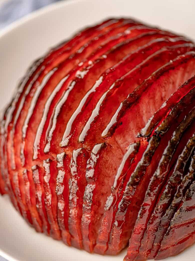 Air Fryer Ham with Bourbon Glaze – Real Food with Sarah