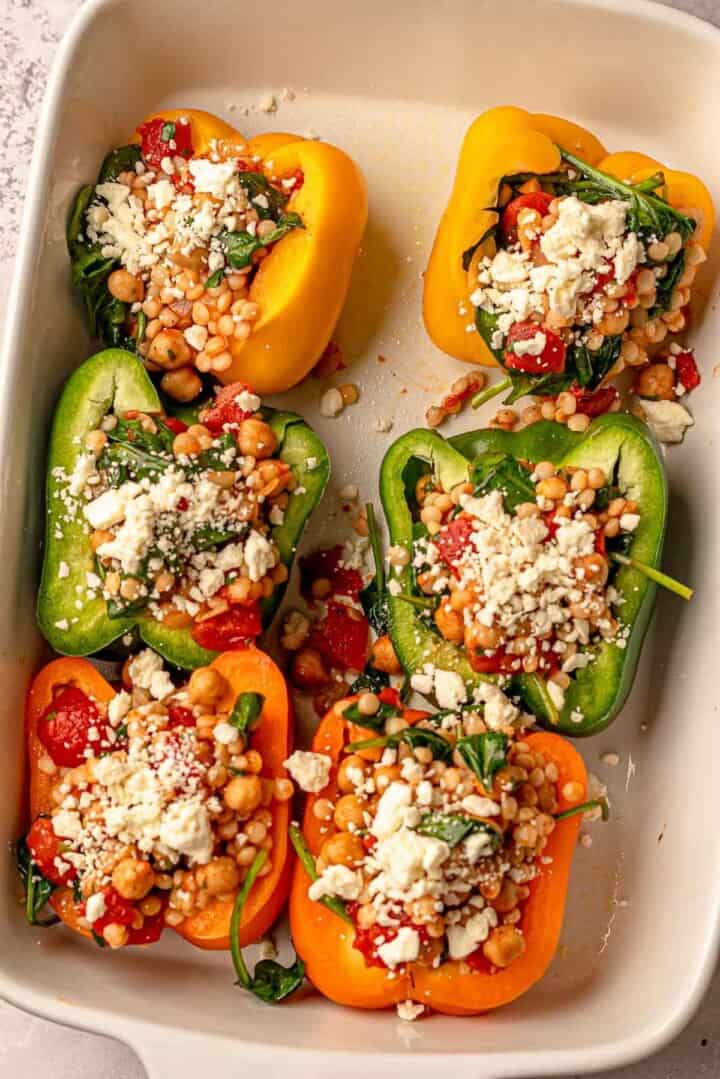 Couscous Stuffed Peppers – Real Food with Sarah