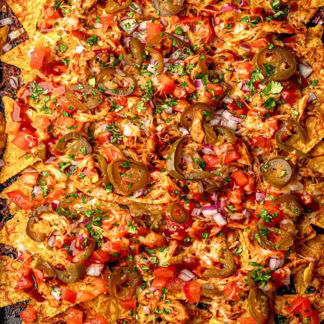 BBQ Chicken Nachos – Real Food with Sarah