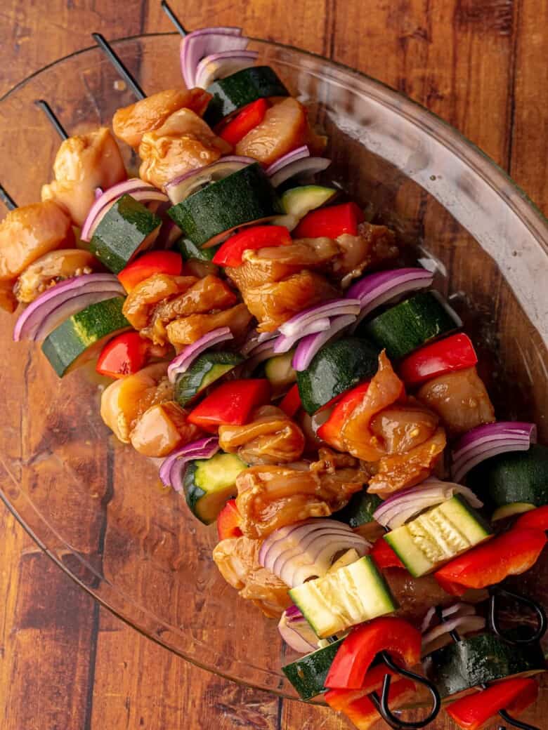 Grilled Teriyaki Chicken Kabobs with Veggies – Real Food with Sarah