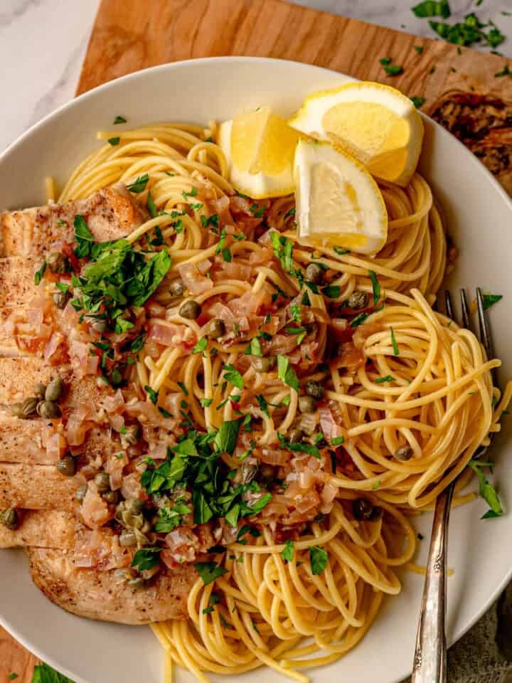 One-pan Chicken Piccata Meatballs – Real Food with Sarah