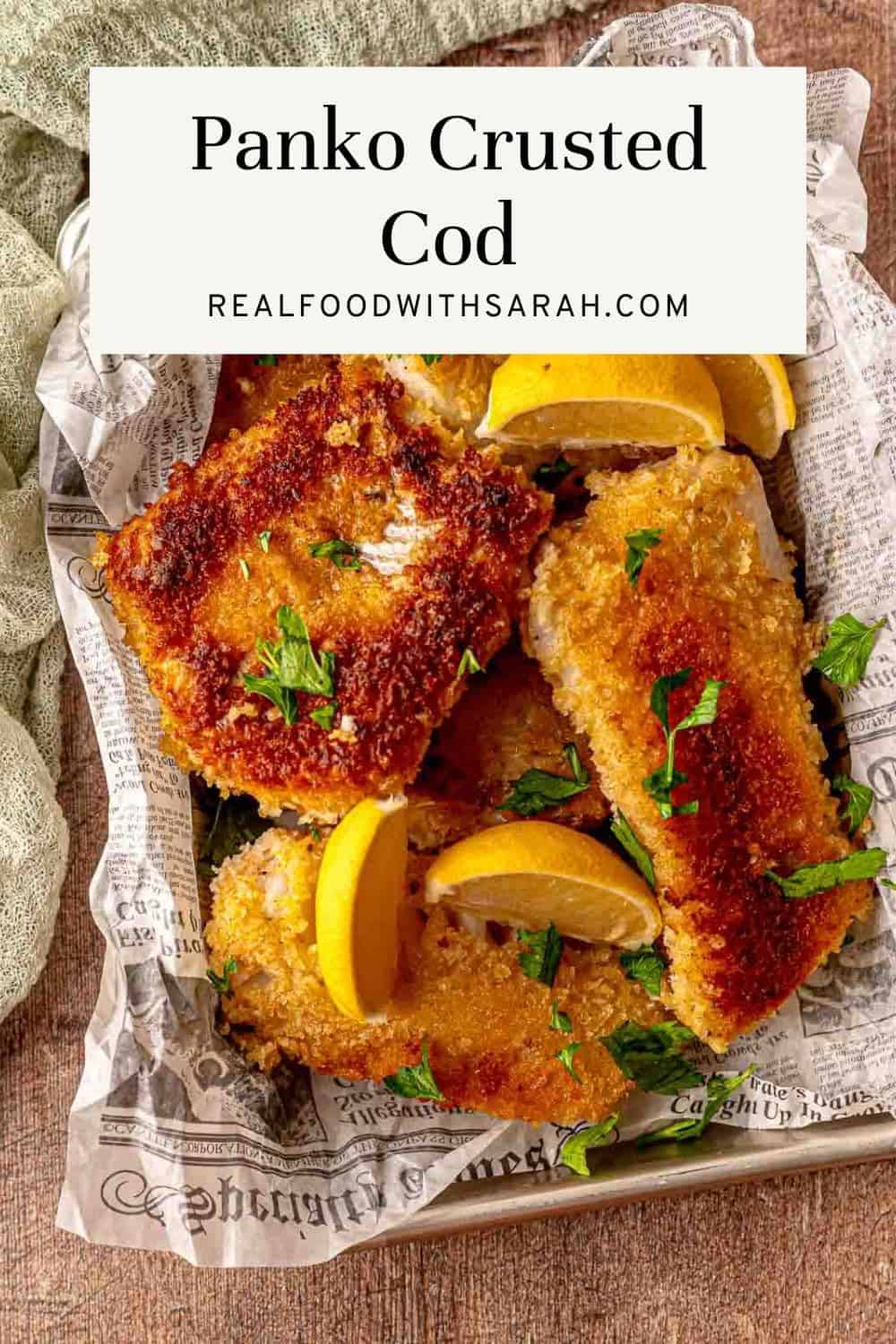 Panko Crusted Cod (Simple Stovetop Recipe) – Real Food with Sarah