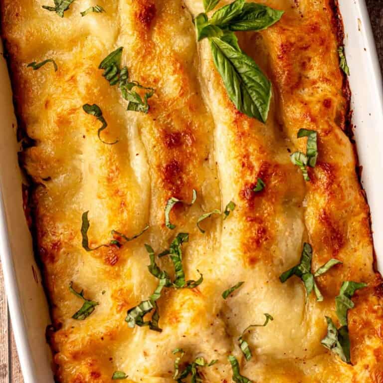 Creamy Pesto Chicken Lasagna with Béchamel – Real Food with Sarah