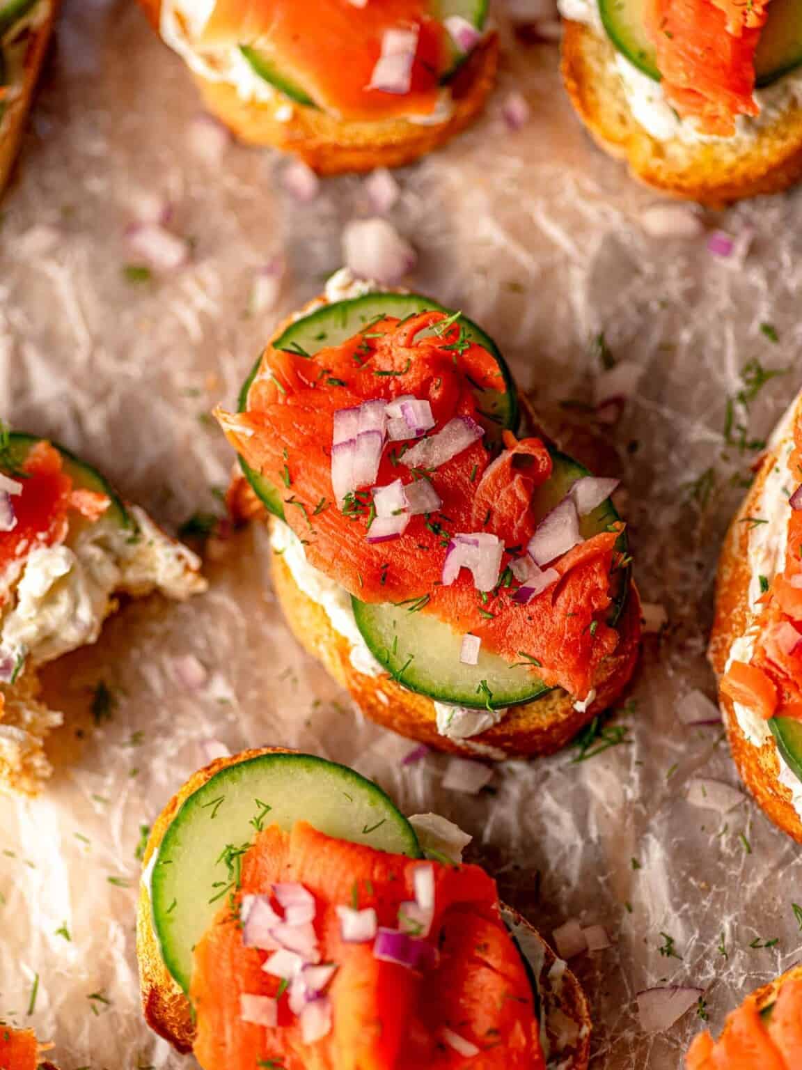 Smoked Salmon Canapés – Real Food with Sarah