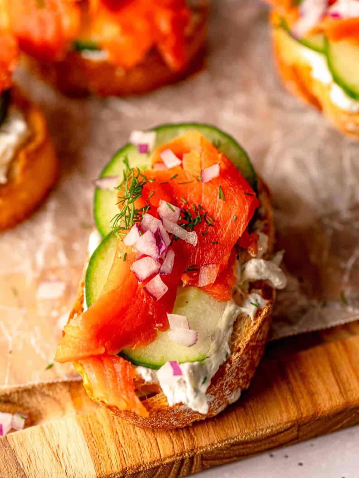 Smoked Salmon Canapés – Real Food with Sarah