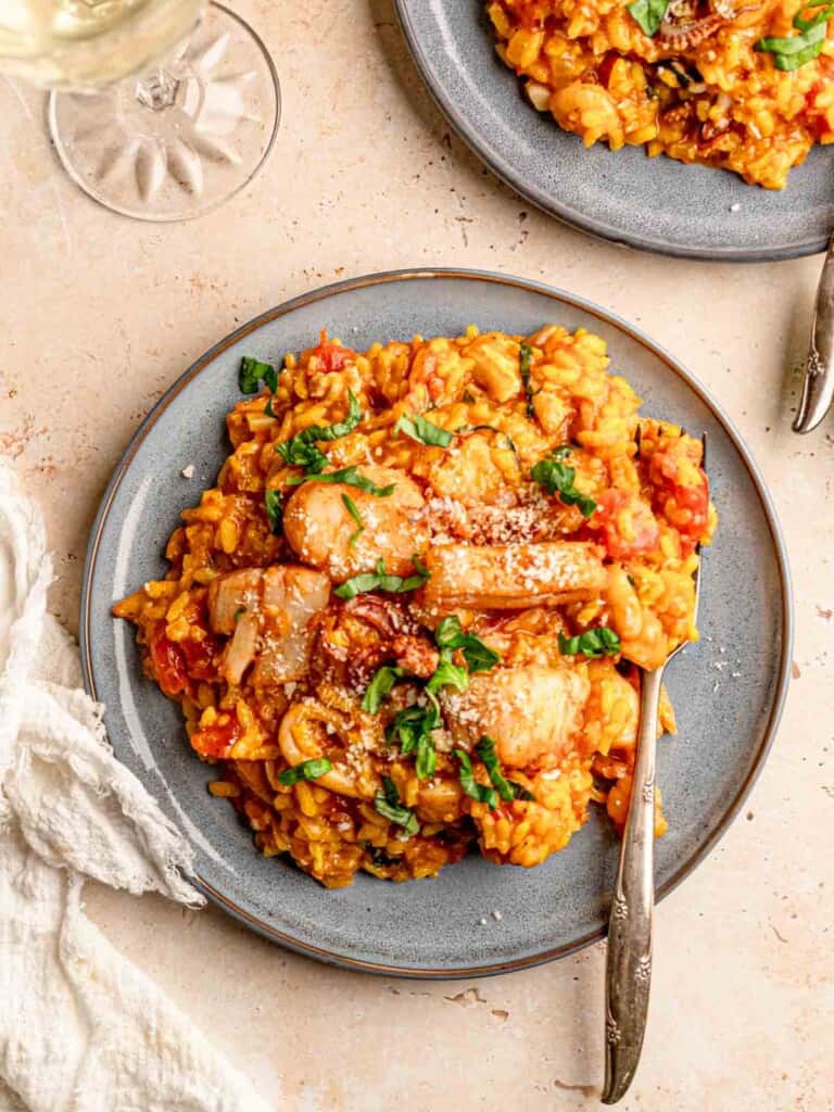 Seafood Risotto with Scallops – Real Food with Sarah