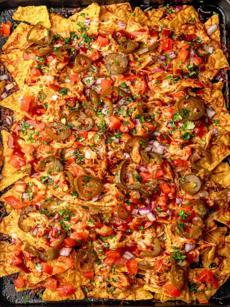 BBQ Chicken Nachos – Real Food with Sarah