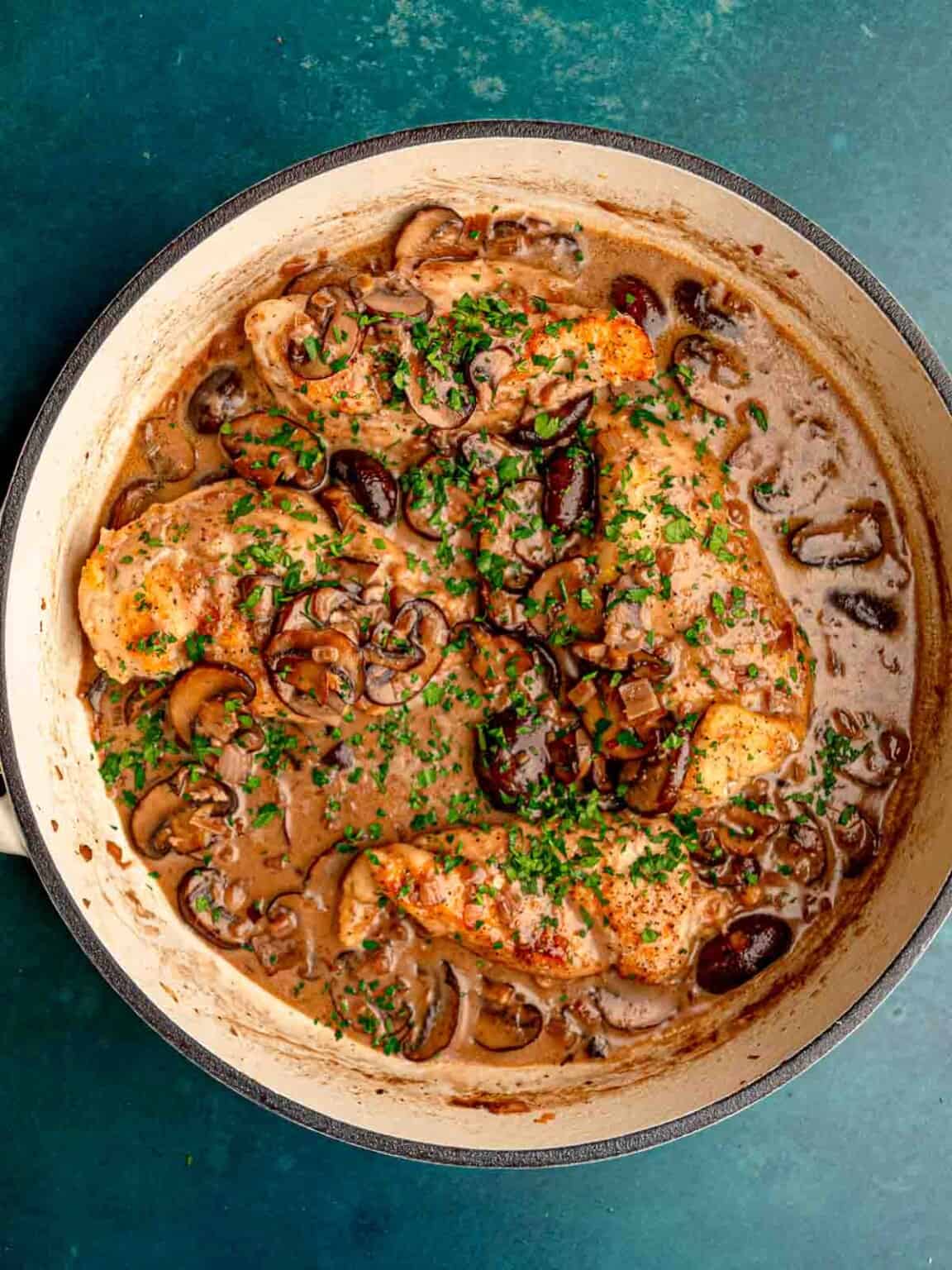 Creamy Chicken Marsala with Fettuccine – Real Food with Sarah