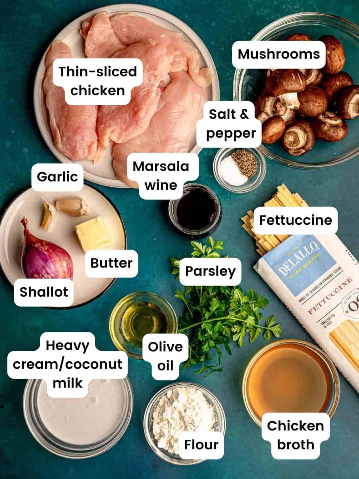 Creamy Chicken Marsala with Fettuccine – Real Food with Sarah