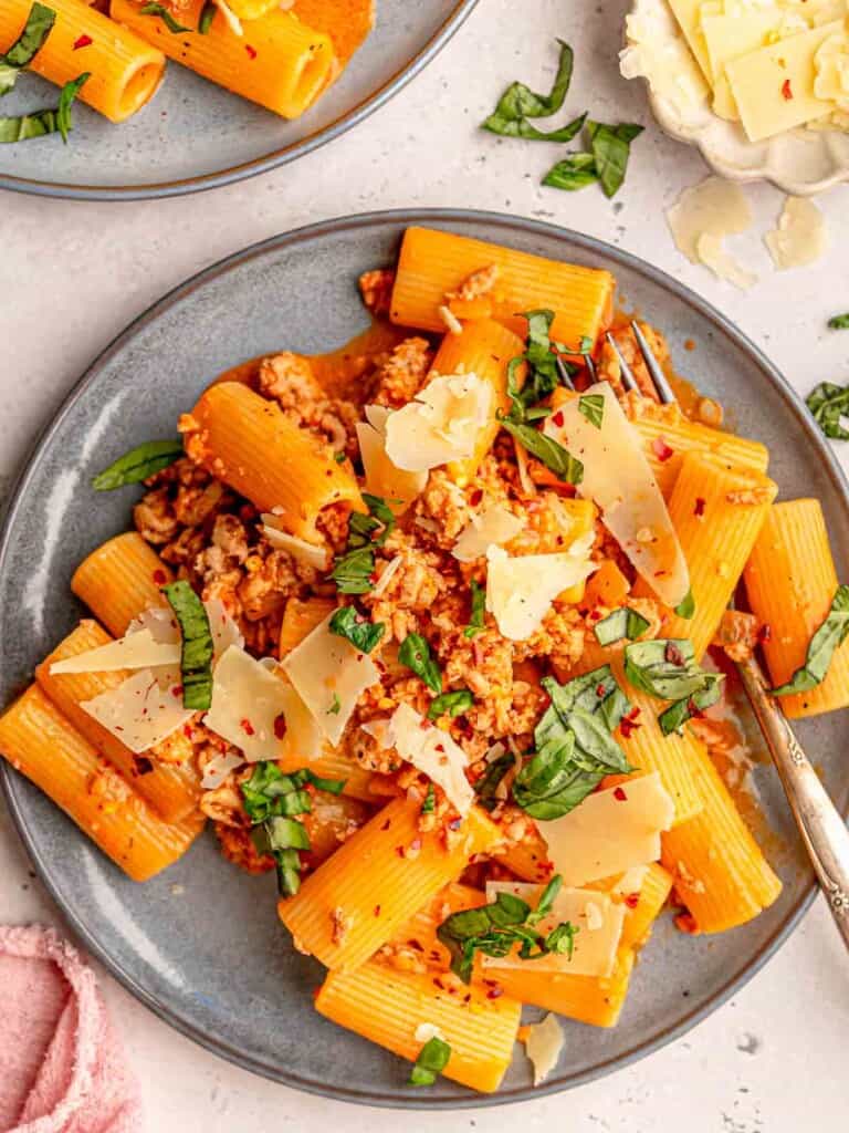 Ground Pork Pasta (20-Minute Weeknight Dinner) – Real Food with Sarah