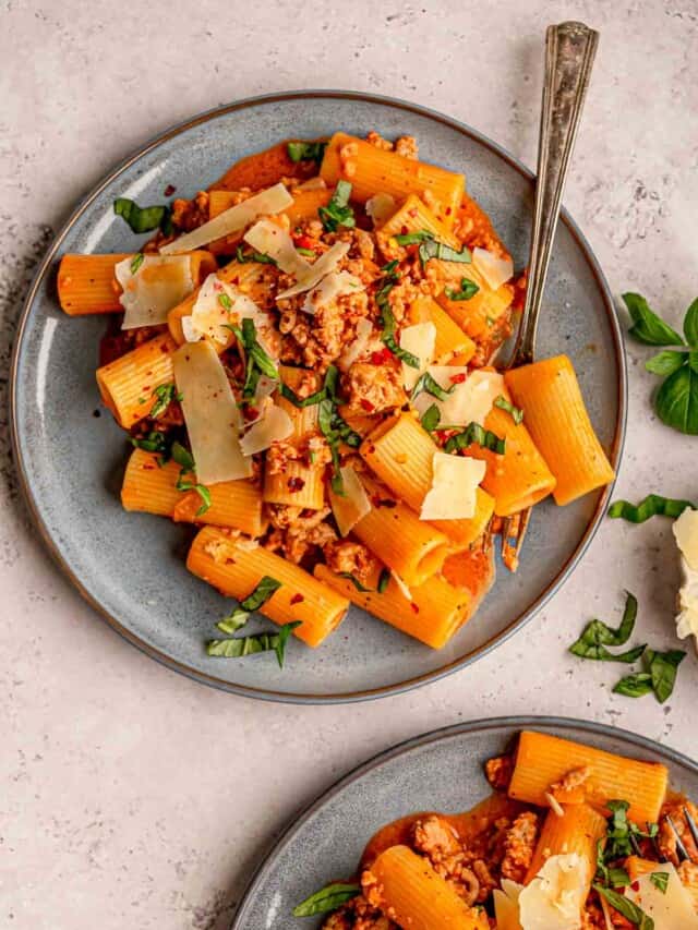 Ground Pork Pasta – Real Food with Sarah