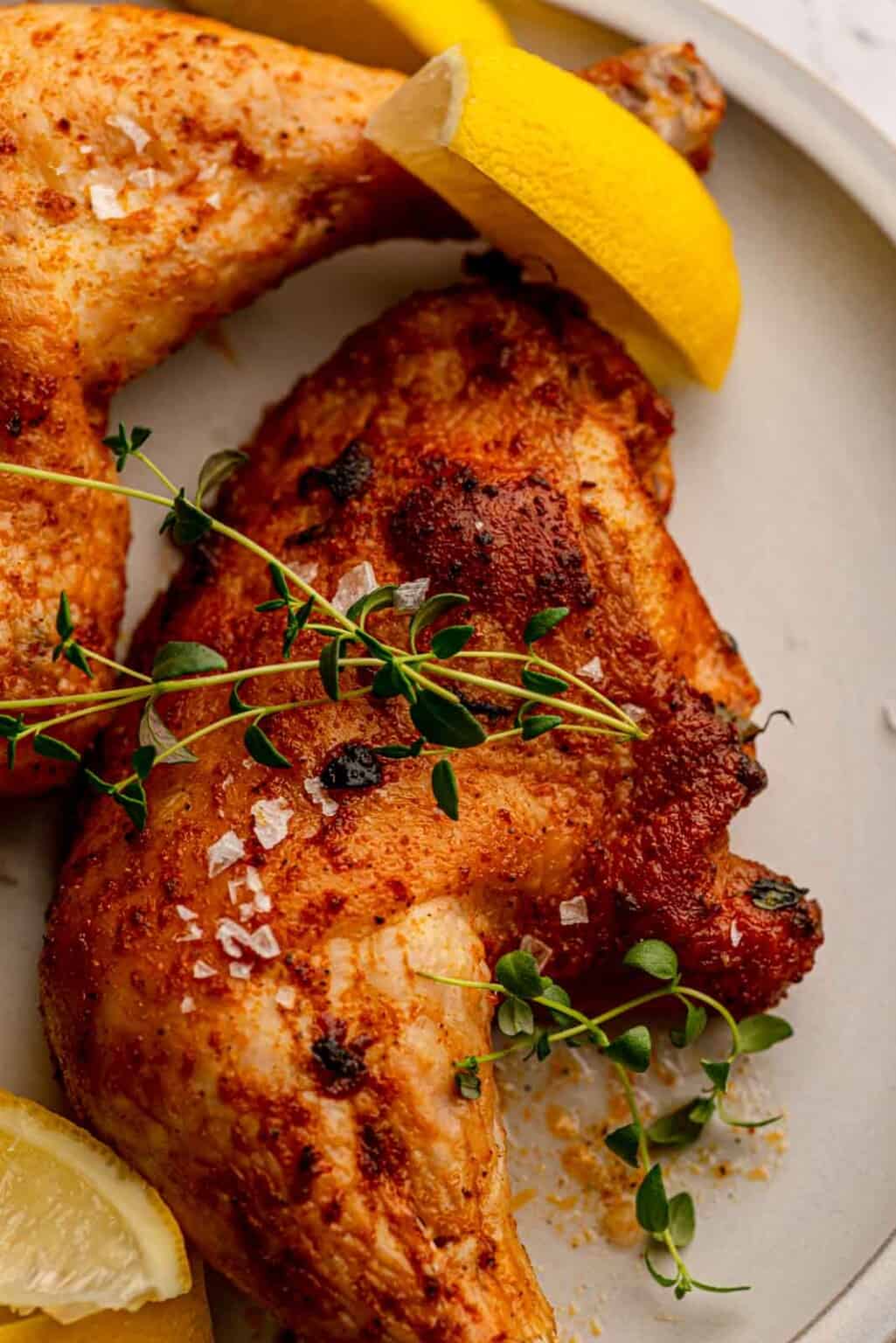 Crispy Roasted Chicken Leg Quarters (Easy & Foolproof!) – Real Food ...