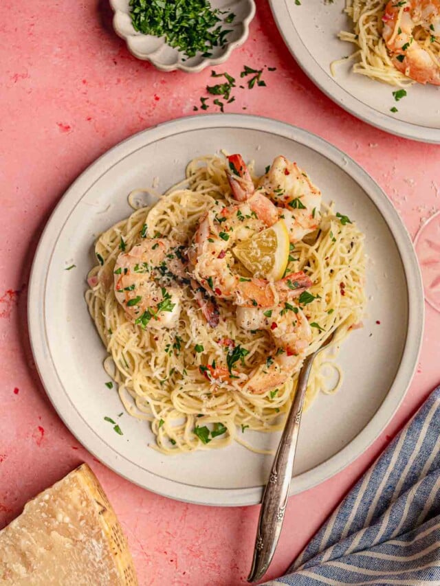 Shrimp Scampi with Angel Hair Pasta (Easy 20-Minute Dinner) – Real Food with Sarah