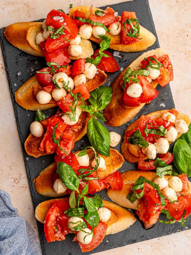 Bruschetta Caprese – Real Food with Sarah