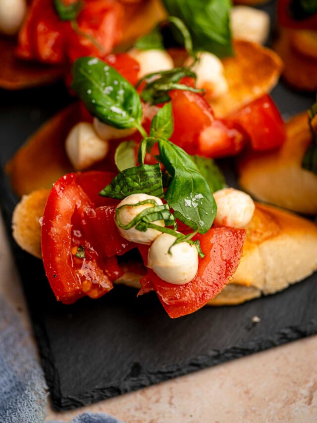 Bruschetta Caprese – Real Food with Sarah