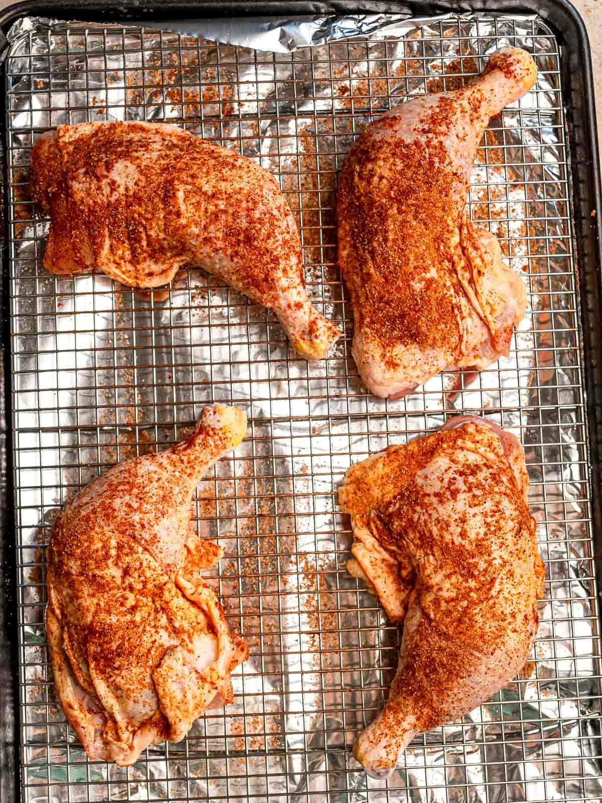 Baked BBQ Chicken Leg Quarters – Real Food with Sarah