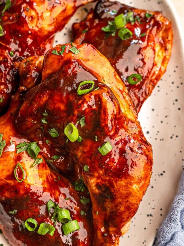 Baked BBQ Chicken Leg Quarters – Real Food with Sarah