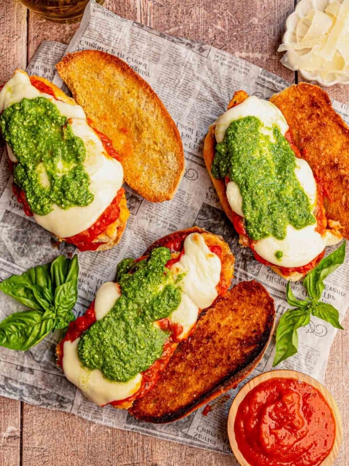 Crispy Chicken Parmesan Sandwiches (Easy and Quick!) – Real Food with Sarah