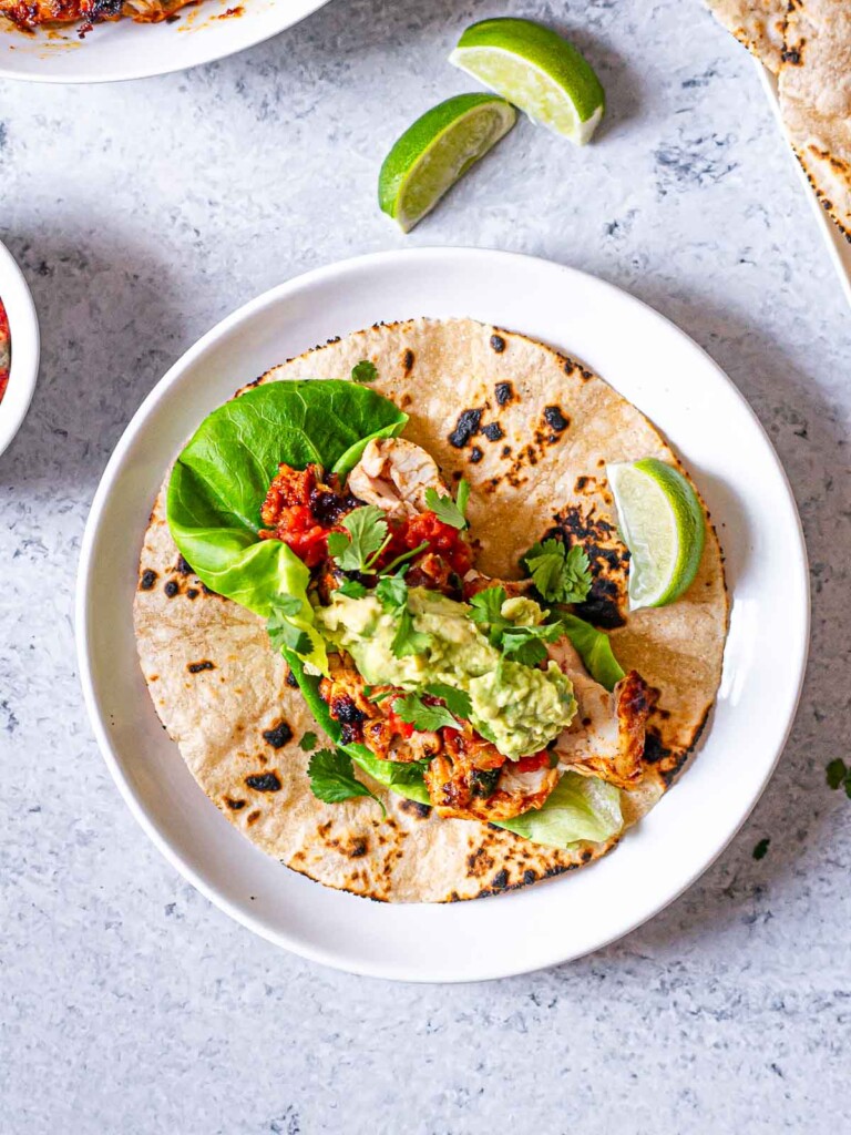 Cilantro Lime Chicken Tacos – Real Food with Sarah
