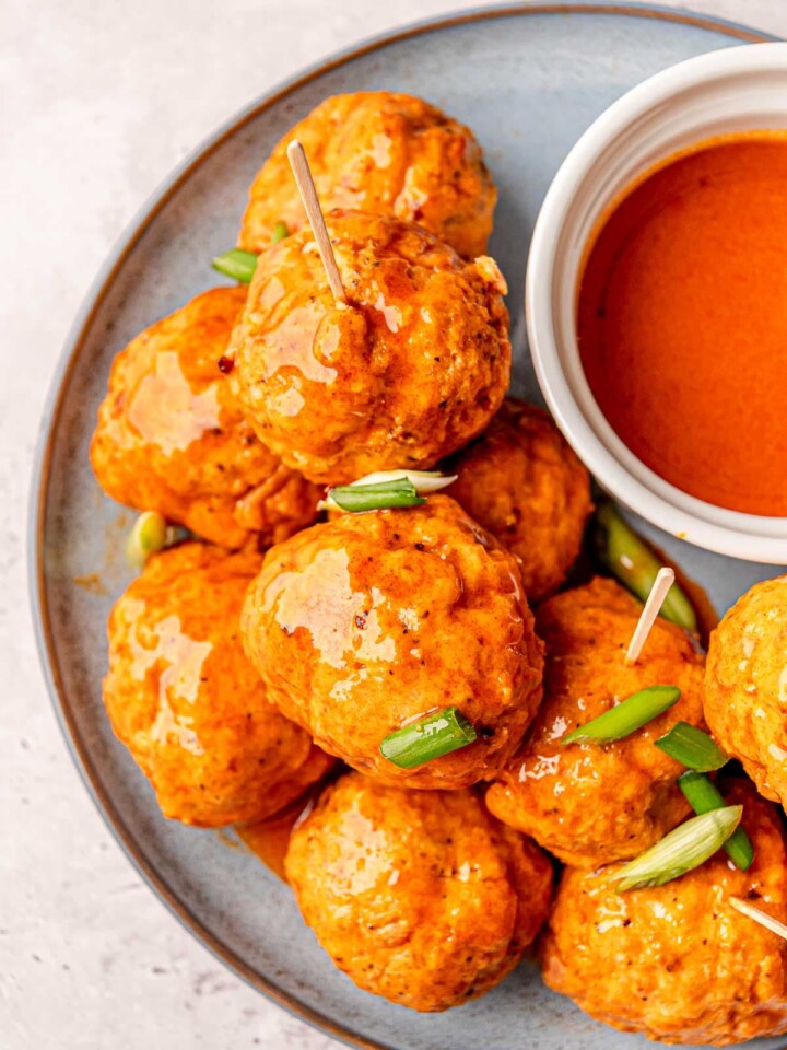 Buffalo Chicken Meatballs – Real Food with Sarah