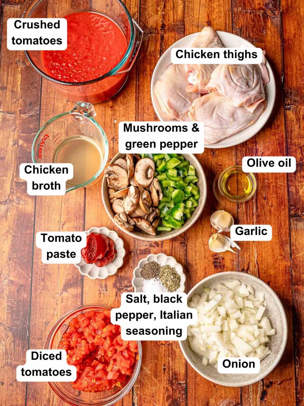 Chicken Cacciatore (No Olives) – Real Food with Sarah