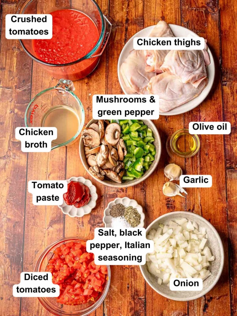 Chicken Cacciatore (No Olives) – Real Food with Sarah