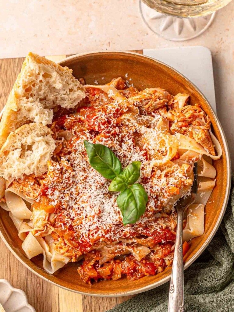 Braised Chicken Ragu – Real Food with Sarah