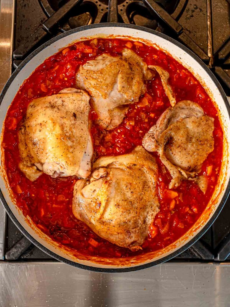 Braised Chicken Ragu – Real Food with Sarah