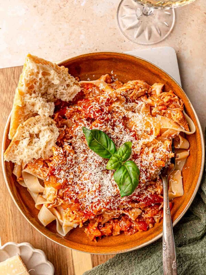 Braised Chicken Ragu – Real Food with Sarah