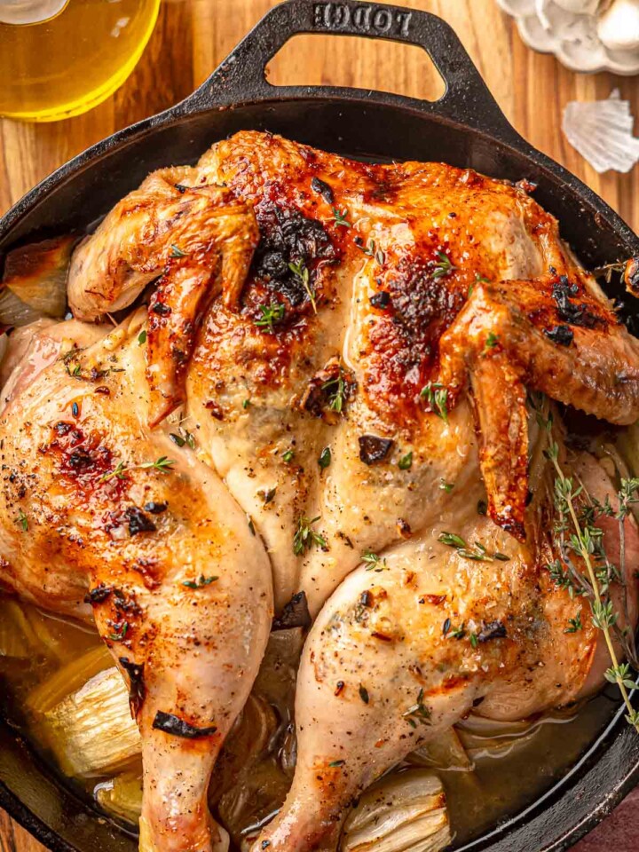 Easy Spatchcock Chicken (in your Cast Iron) – Real Food with Sarah