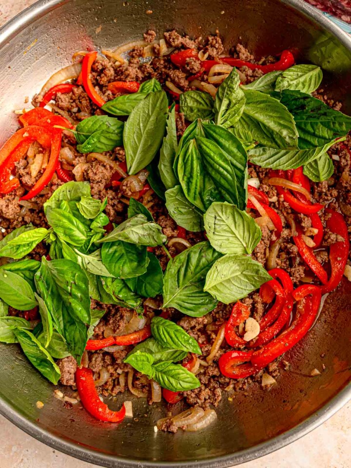Thai Basil Beef (25 Minute Recipe) – Real Food with Sarah