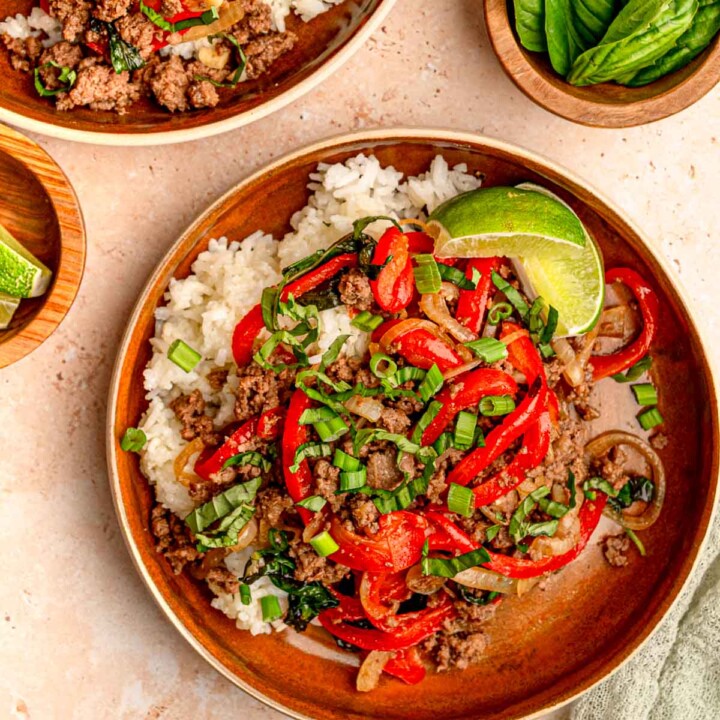 Thai Basil Beef (25 Minute Recipe) – Real Food with Sarah