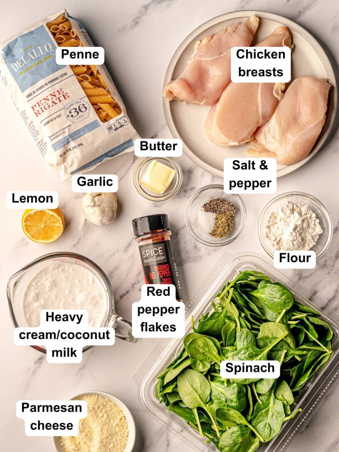 Creamy Garlic Parmesan Chicken Pasta in 30 Minutes – Real Food with Sarah